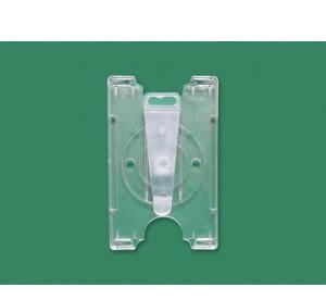 China Rotating Clip ID Holder/ Convertible rigid plastic card holder for sale