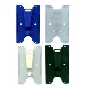 China Colored Convertible Name Card Holder with Rotating Clip for sale