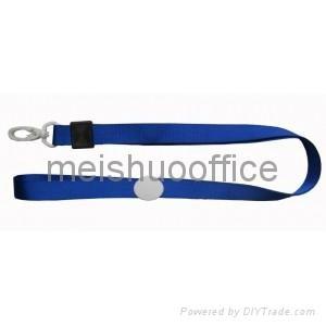 China Flat Lanyard with Plastic Stress Ball for sale