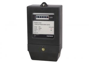 Register Type Induction Energy Meter / Impulse Electromechanical Energy ...