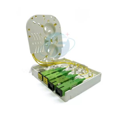 Cina Sbocco di parete dei 4 centri Nap Box a fibra ottica con l'accoppiatore duplex semplice dello Sc APC in vendita