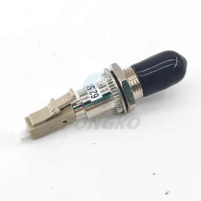 China LC To ST Male To Female Metal Fiber Optic Hybrid Adapter Low Insertion Loss for sale
