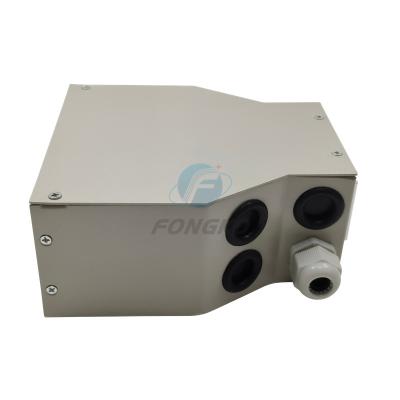 China IP55 Ftth Terminal Box , Mini Fiber Optic Patch Panel 12 Ports for sale