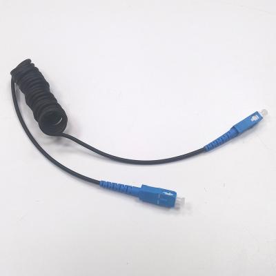 Cina SC / UPC - SC / UPC 0.9mm Cordone di patch in fibra ottica Simplex Singlemode in vendita