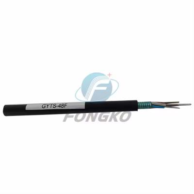 China GYTS Fiber Optic Cable Outdoor Network with 24-72 Cores and 8.0-10 mm Diameter for sale