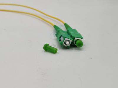 China SC/APC To SC/APC Fiber Optic Patch Cord MM SM Simplex 9/125 G652D G657A Optical Cable for sale