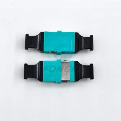 OM3 MPO Fiber Optic Adapter APC UPC FTTH Adaptor Aqua Optical Coupler
