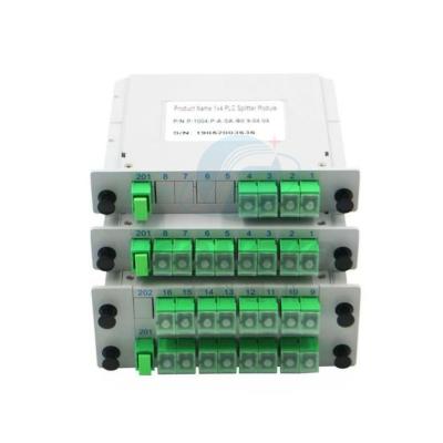 Cina 1*8 1*16 1*32 SC APC Splitter PLC in fibra ottica LGX FTTH Splitter PLC ottico in vendita
