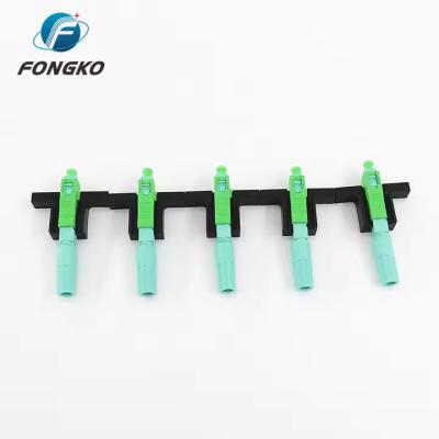 China Preço de fábrica Conector rápido SC/APC Conector de fibra óptica for sale
