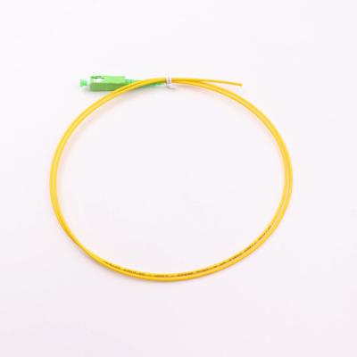 China Fiber Jumper Fiber Optic Pigtails SC/APC G652D Single Mode LSZH 1M Simplex 2.0mm Fiber Optic Pigtails for sale