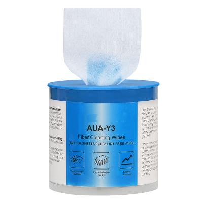 China FONGKO AUA-Y3 Cleaning Dust-free Paper Suitable for SC/FC/ST/LC FTTH Tool Fiber Optic Dust-free Paper Fiber Cleaning Paper for sale