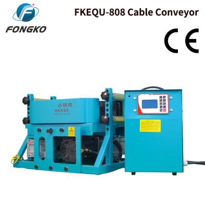 China FONGKO FKEQU-808 Portable Heavy Duty Cable Conveyor Tunnel Cable Laying Machine for Construction Cable Installation for sale