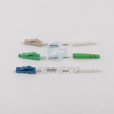China Custom LC APC SM 3.0mm Fiber Optic Connector for LANs WANs for sale