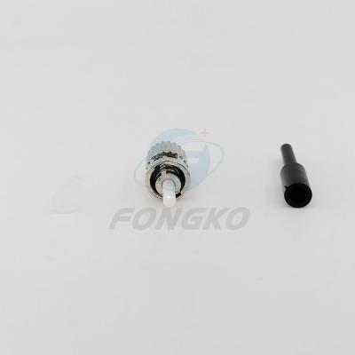China 0.9mm Fiber Optic Connector Kit ST To UPC ST To APC Connectors for sale