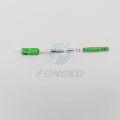 China Fiber Optic Connector SC APC 3.0mm SM SX Connector Parts Fiber Optic Connector Kit for sale