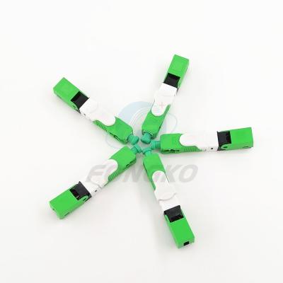 중국 0.3dB 녹색 광섬유는 시험 장비를 위해 연결기 종결 Sc / Apc를 금식시킵니다 판매용