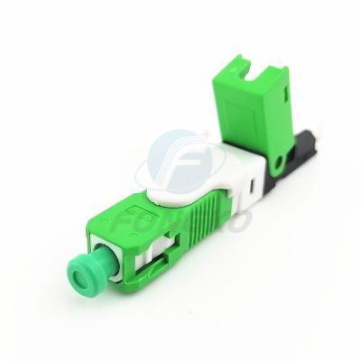 중국 0.3dB 녹색 광섬유는 시험 장비를 위해 연결기 종결 Sc / Apc를 금식시킵니다 판매용