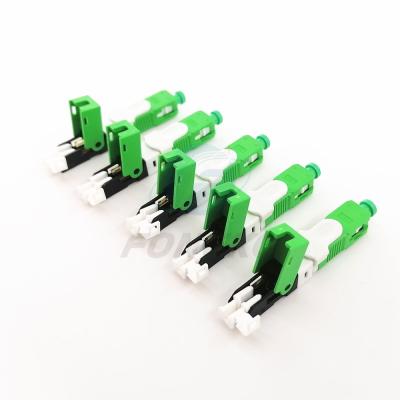 중국 0.3dB 녹색 광섬유는 시험 장비를 위해 연결기 종결 Sc / Apc를 금식시킵니다 판매용