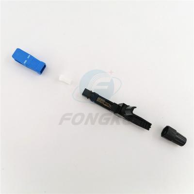 China 55mm UPC Fast Optical SM Fiber Connector SX Core SC/UPC for sale