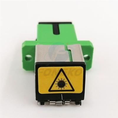 Cina Adattatori a fibra ottica neri della copertura antipolvere SC/APC di vendite del metallo APC/SC dell'adattatore automatico di plastica caldo dell'otturatore in vendita