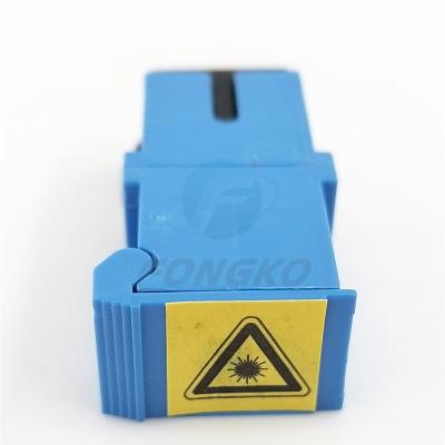 China 100% New SC/UPC Simplex Optical Adapter With Auto Shutter SM SC Fiber Optic Adapter for sale