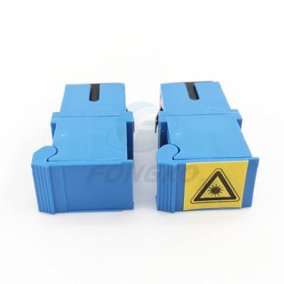 China 100% New SC/UPC Simplex Optical Adapter With Auto Shutter SM SC Fiber Optic Adapter for sale