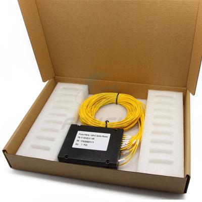 Cina ABS a fibra ottica monomodale del separatore di Internet del Plc di Fc Upc 1x8 tipo a cassetta in vendita