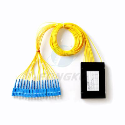 중국 Sc Upc 1x16 카세트 광섬유 분배기 16 방식 Plc 분배기 모듈 판매용