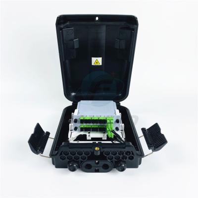 China Outdoor 16 Port Waterproof FTTH Terminal Box Fiber Splitter Distribution Box for sale