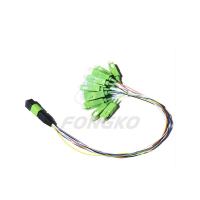 China 24 de Kabel Mannelijke Fanout van het vezelmtp MPO Flard Enige Wijzeverbindingsdraden 0.5m Te koop