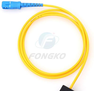 China 1*2 Fiber Optic Coupler double wavelength 1310 1550nm  1*2 Fbt Fiber Optic Splitter Fiber Optic Fbt Splitter Abs BOX for sale
