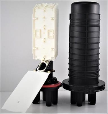 China Heatshrink Seal 6 Port 3 Tray Dome Splice Closure PP ABS Material for sale