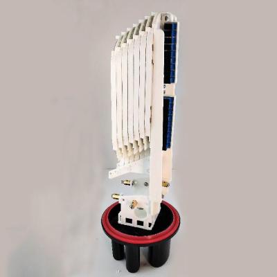 China 144 Core 16 SC Adapter Fiber Optical Splice Closure 4 Tray Heat Shrink for sale