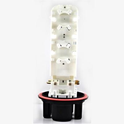 China IP68 7 Ports 64 SC LC Adapter Fiber Optical Splice Closure 48 Core 2 Trays for sale