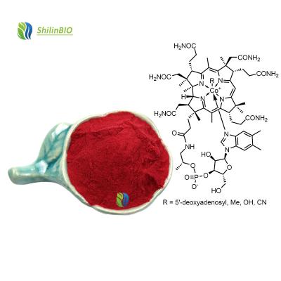 China SLBIO CAS 68-19-9 Vitamin Supplement Vitamin B12 Powder 1% Cyanocobalamin Powder for sale