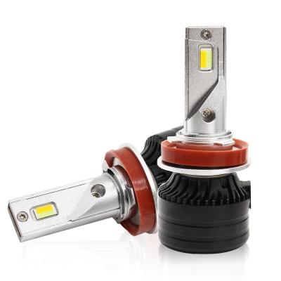 China Car head light LED H11 Three-color LED headlights  automotive headlamp  foglight 12-36V A modified lamp for sale