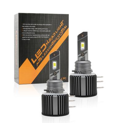 China Faróis automotivos do farol 80W 8000Lm H15 do diodo emissor de luz do ODM Focos à venda