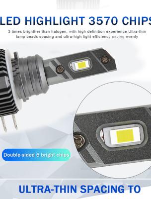 Cina Faro 80W 8000LM dell'automobile del faro di H15 LED per Volkswagen Golf 6 7/Touran /Touareg/BMW 220I /Benz GLK/A180/A45 AMG in vendita