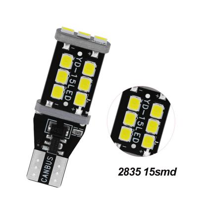 China W6W WY16W 15 SMD que o farol automotivo 2835 do diodo emissor de luz para o carro T15 leve conduziu a luz à venda