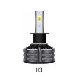 China Universal 3 Color Brightest Led Headlight Bulbs H1 H3 H4 H7 H11 9005  9006 for sale