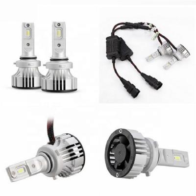 China F2 H4 H7 9005 9006 Automotive LED Headlight Fanless Headlamp Fog Light for sale