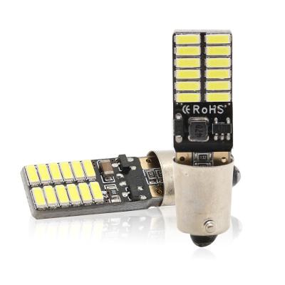 China BA9S 4014 24SMD Automotive LED Light Bulbs Width Led Indicator Light 12V for sale