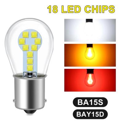 China 1156 BA15S LED 1157 BAY15D LED Brake Turn Signal Lights Single / Dual Contact Bayonet for sale