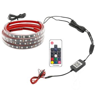 China Wireless Blue RGB 12v Led Light Strips Automotive Neon Tube Lights For Cars 6W for sale