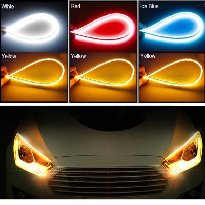 Cina 30cm 45cm 60cm Drl hanno condotto il cavo al neon leggero corrente di giorno di EL dell'automobile ambientale in vendita