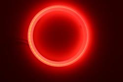 China Cotton Light Cob Led Angel Eyes Car Headlight Aperture 70MM RED BLUE Fog Lamp 12-18V 60MM 80MM for sale