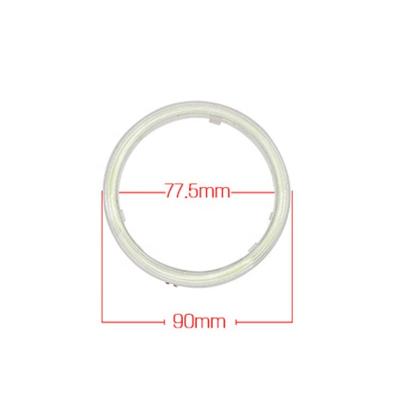 China Maïskolf 90mm de RODE BLAUWE Mistlamp 12-18V van de autokoplamp van Angel Eyes Te koop