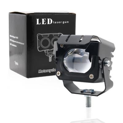 Cina 12-80V Amber 3570 LED Due colori LED luci di lavoro per motociclette 30-60W Off Road Driving Light in vendita