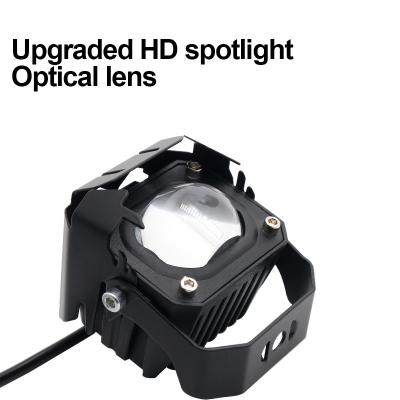 Cina 12-80V Amber 3570 LED Due colori LED luci di lavoro per motociclette 30-60W Off Road Driving Light in vendita