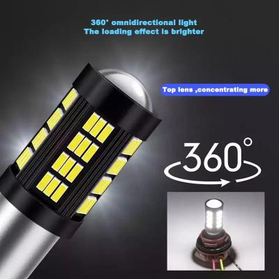 Cina 1157 1156 4014 66 SMD LED Brake Light Auto Invertire lampadine LED interni Auto Canbus in vendita